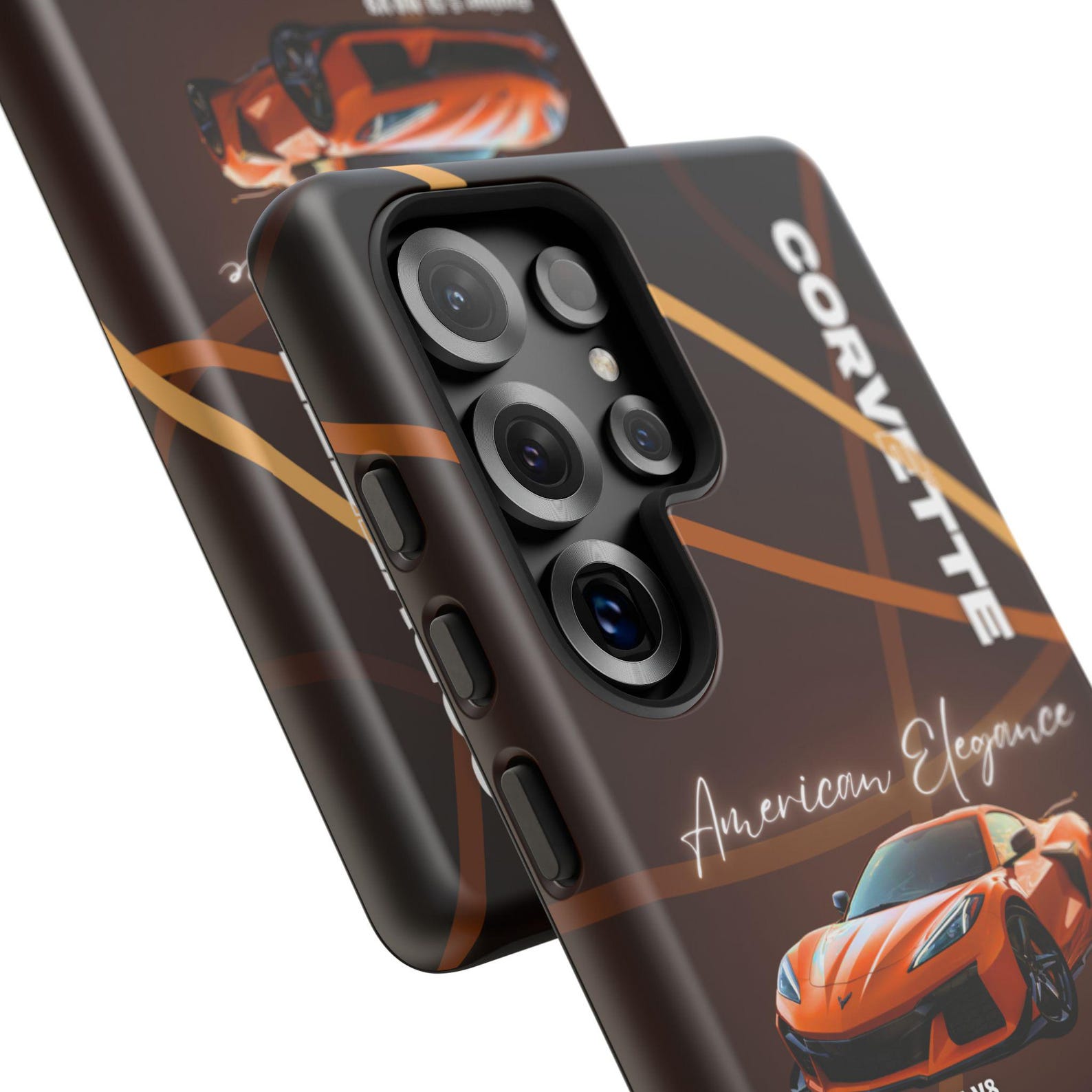 Tough Cases - Corvette C8 Z06 Orange American Sports Car iPhone ...