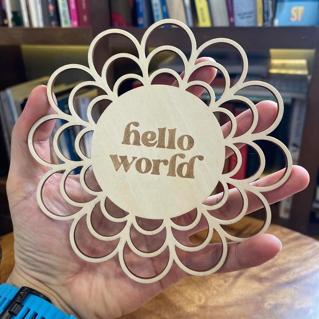 Hello World Birth Announcement Sign for Newborn, Birth Stats Sign ...