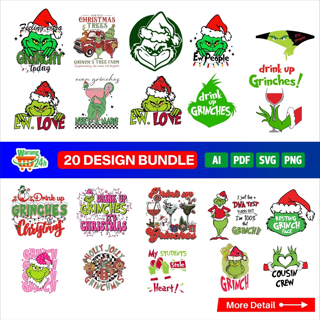 20 the Grinch SVG Png Files | Grinch Christmas Svg Files, Grinch SVG ...