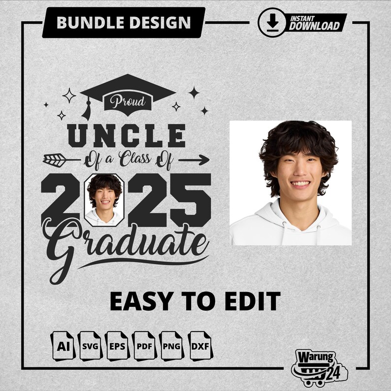 Graduate PNG Svg, Proud Graduate 2025 SVG Bundle, Graduation Svg, Proud ...