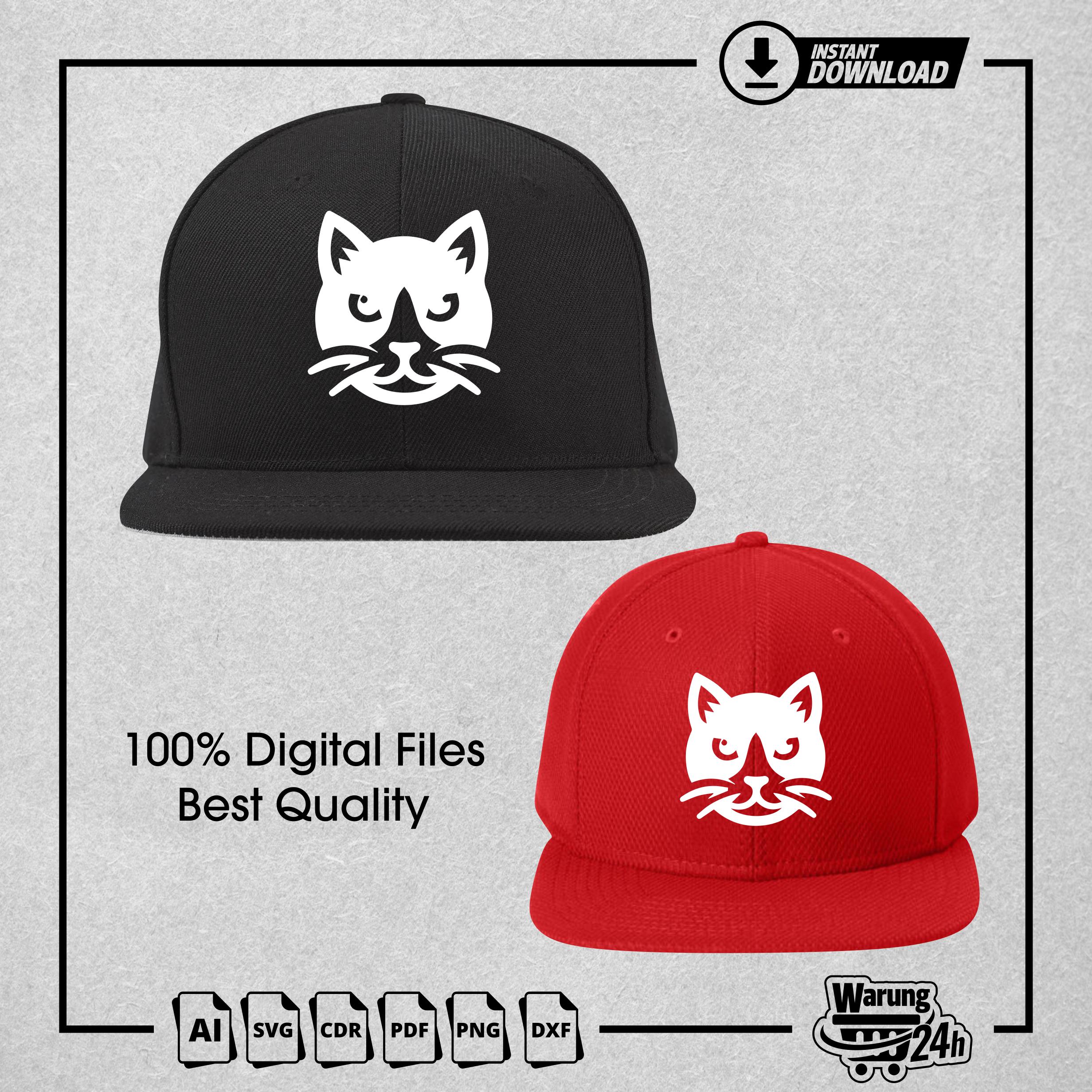 Cat Bundle Silhouette | Cat Head & Face SVG | Kitten, Cat Cut Files ...