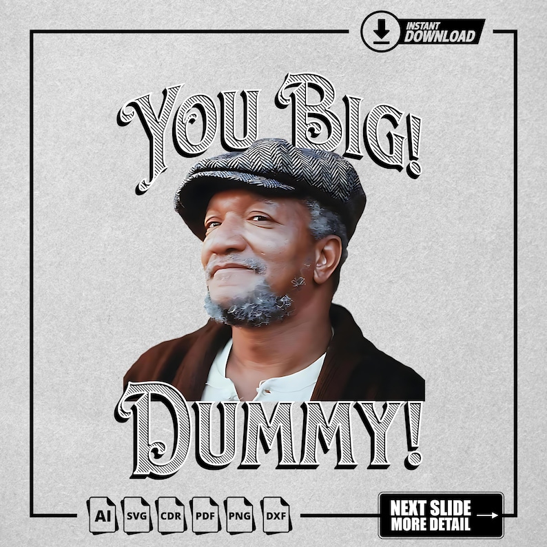 Fred Sanford Svg Png, Sanford and Son Png, Good Times Svg Png, Vintage ...