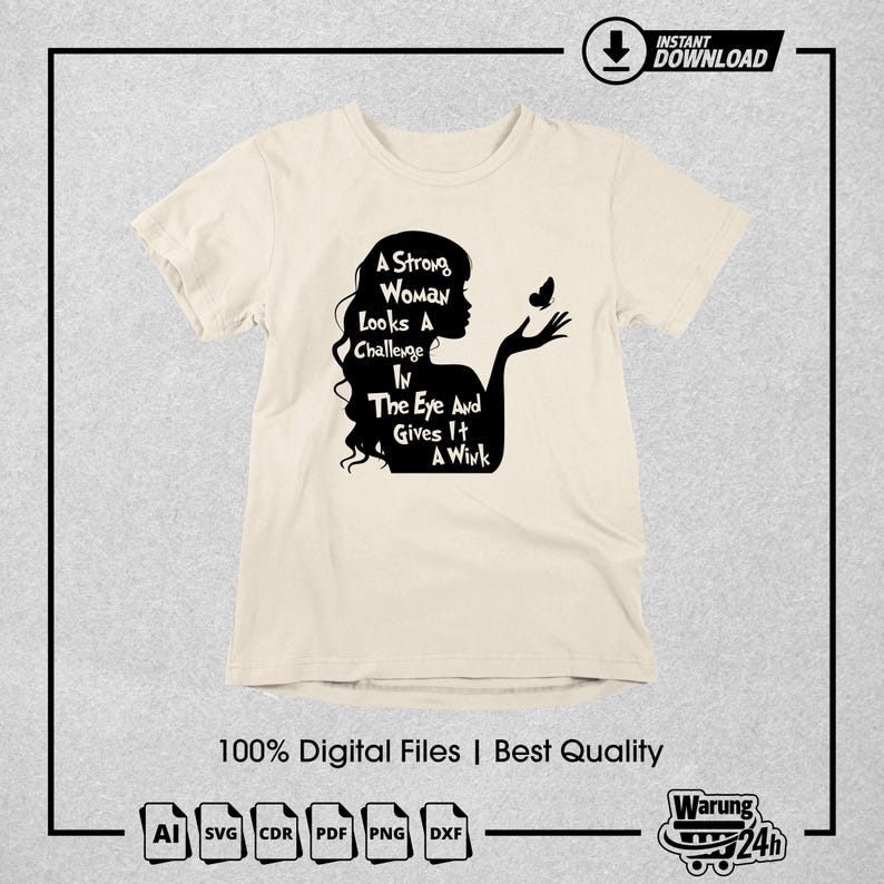 Strong Woman SVG, Women Empowerment SVG, Fierce Svg, Girl Power ...