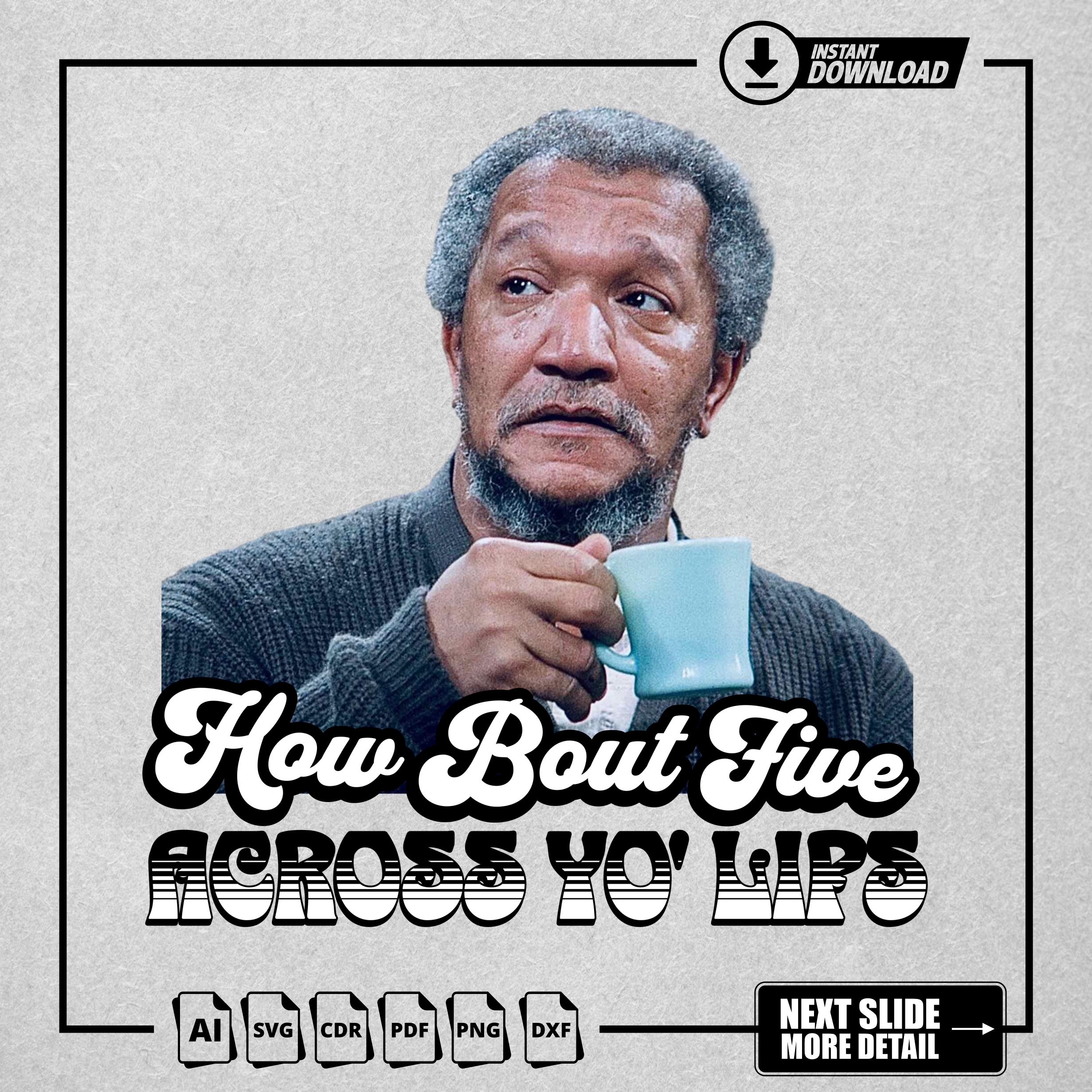 Fred Sanford Svg Png, Sanford and Son Png, Good Times Svg Png, Vintage ...