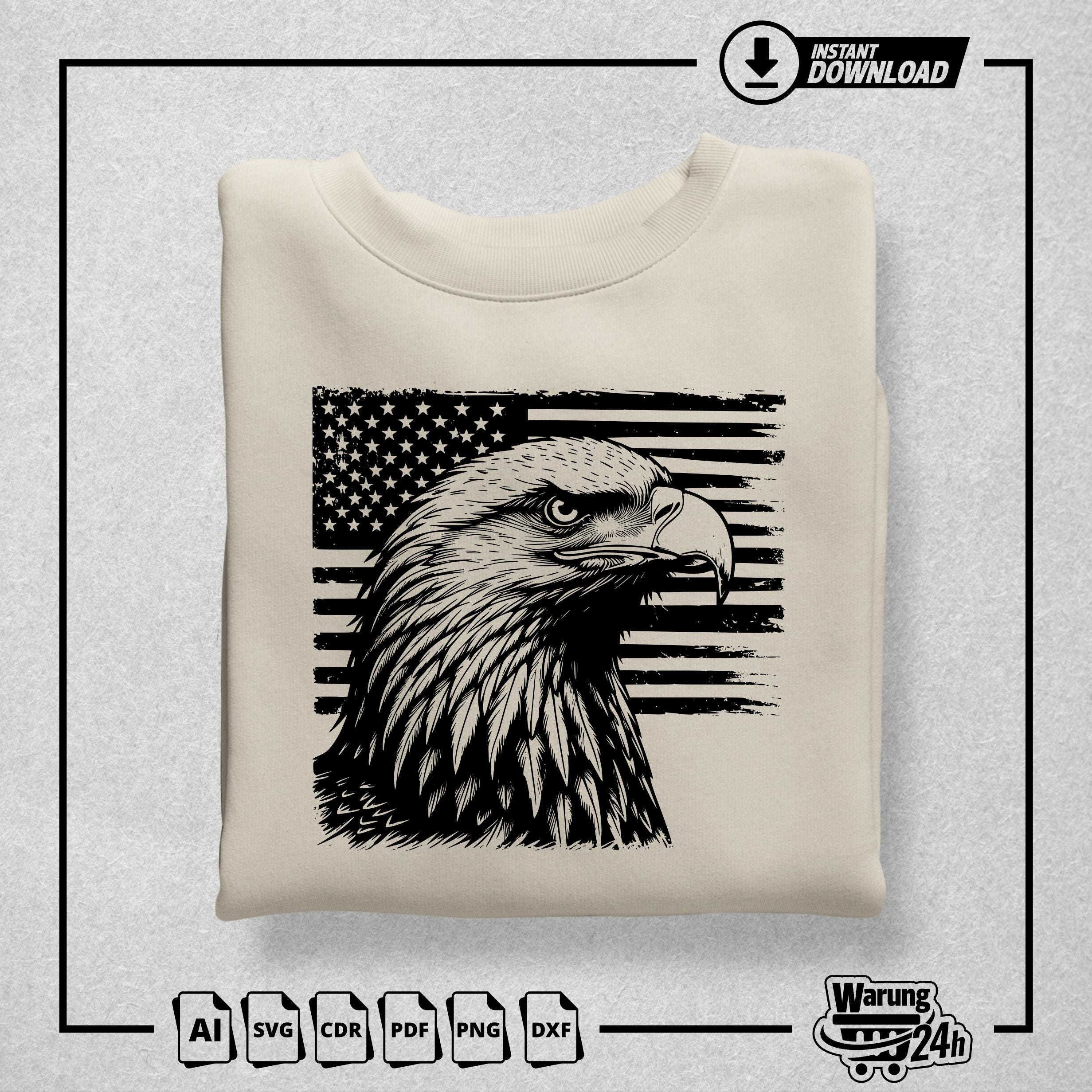 American Flag Eagle SVG, 4th of July SVG Bundle, Patriotic SVG ...