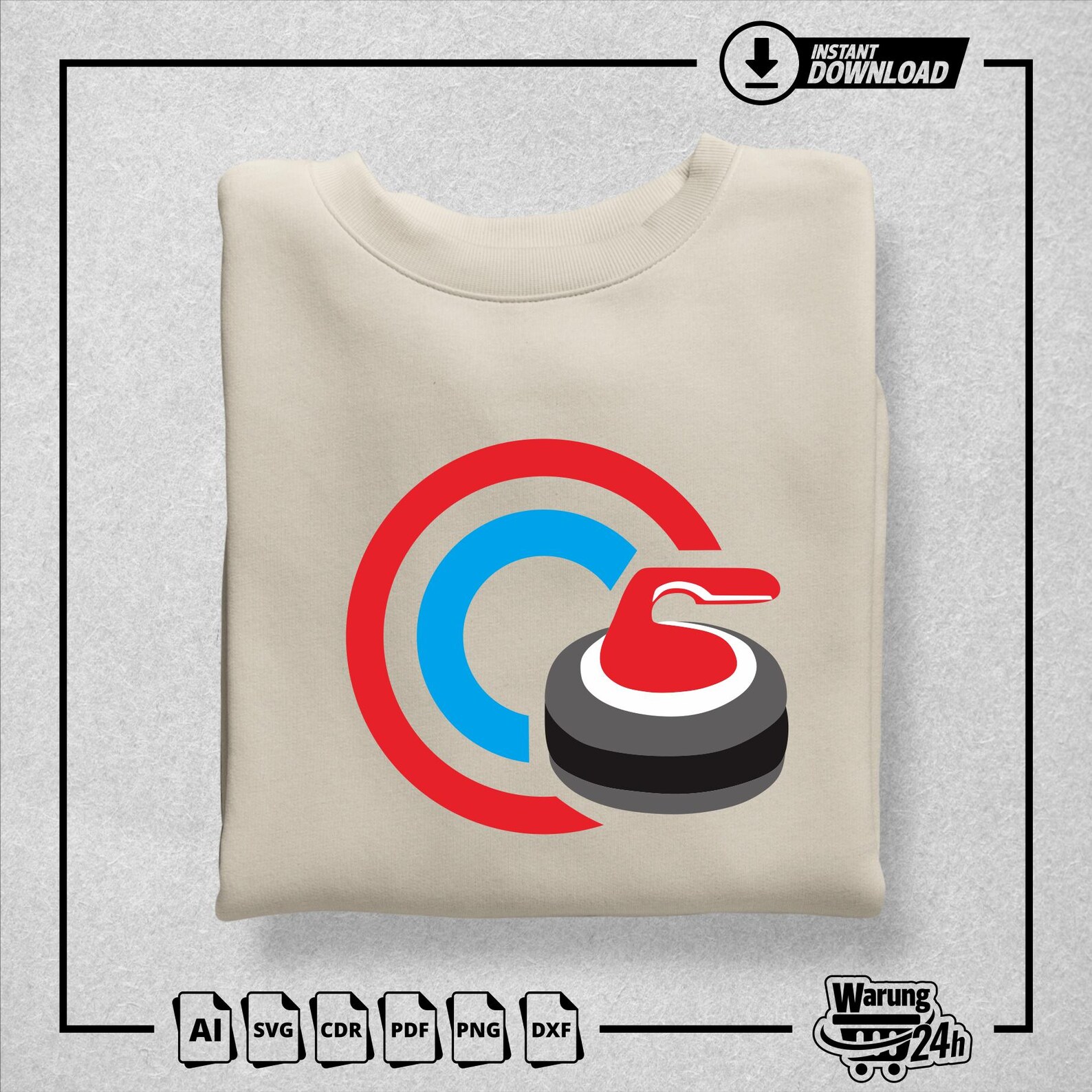 Curling Svg, Curling Sport Svg, Curling Stone Svg, Clipart, Cut Files ...