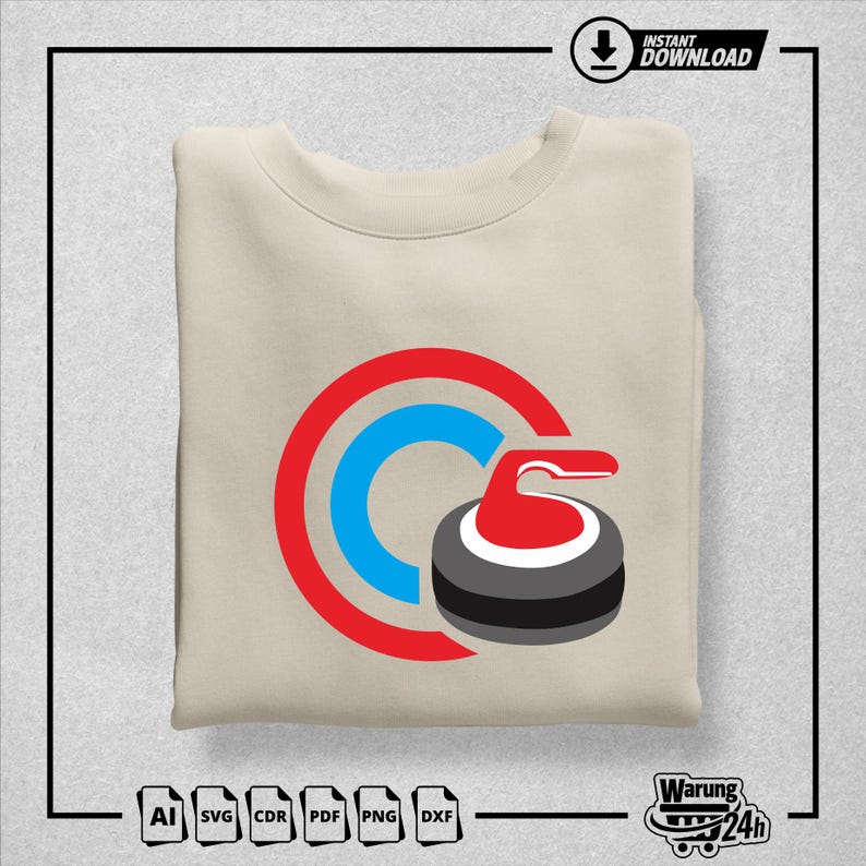 Curling Svg, Curling Sport Svg, Curling Stone Svg, Clipart, Cut Files ...