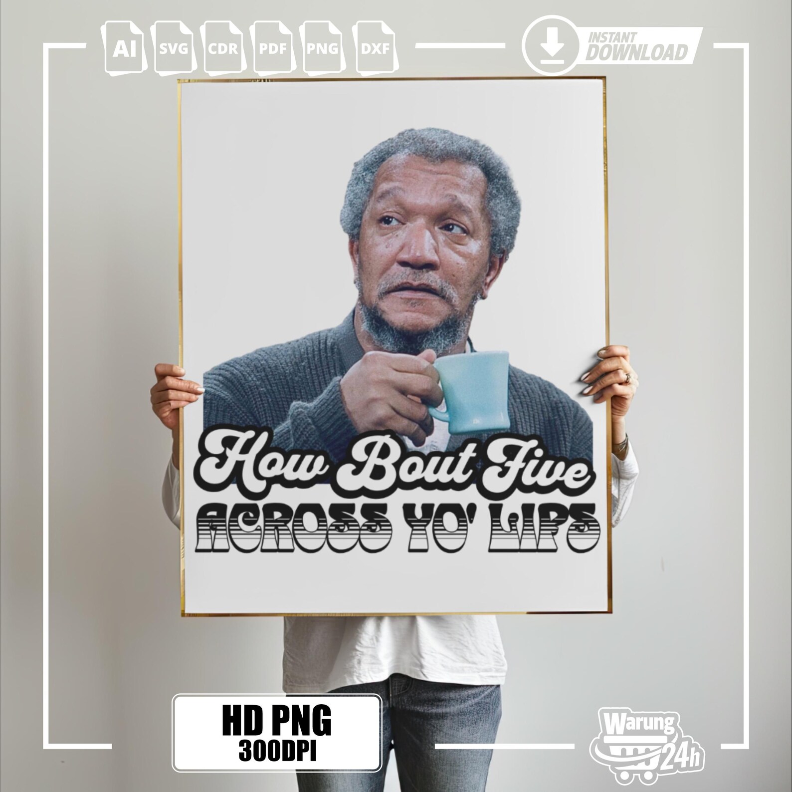 Fred Sanford Svg Png, Sanford and Son Png, Good Times Svg Png, Vintage ...