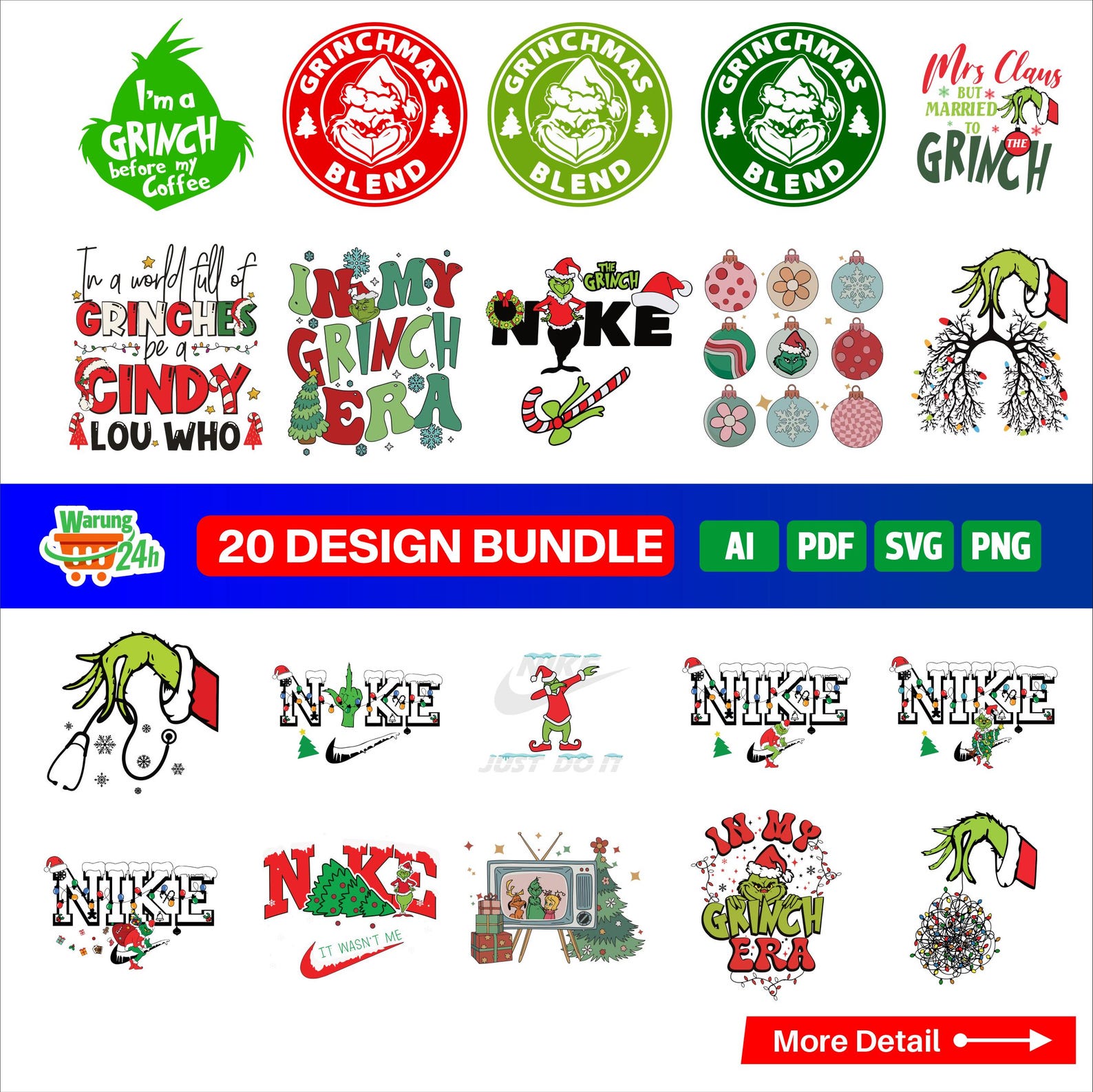 20 the Grinch SVG Png Files | Grinch Christmas Svg Files, Grinch SVG ...