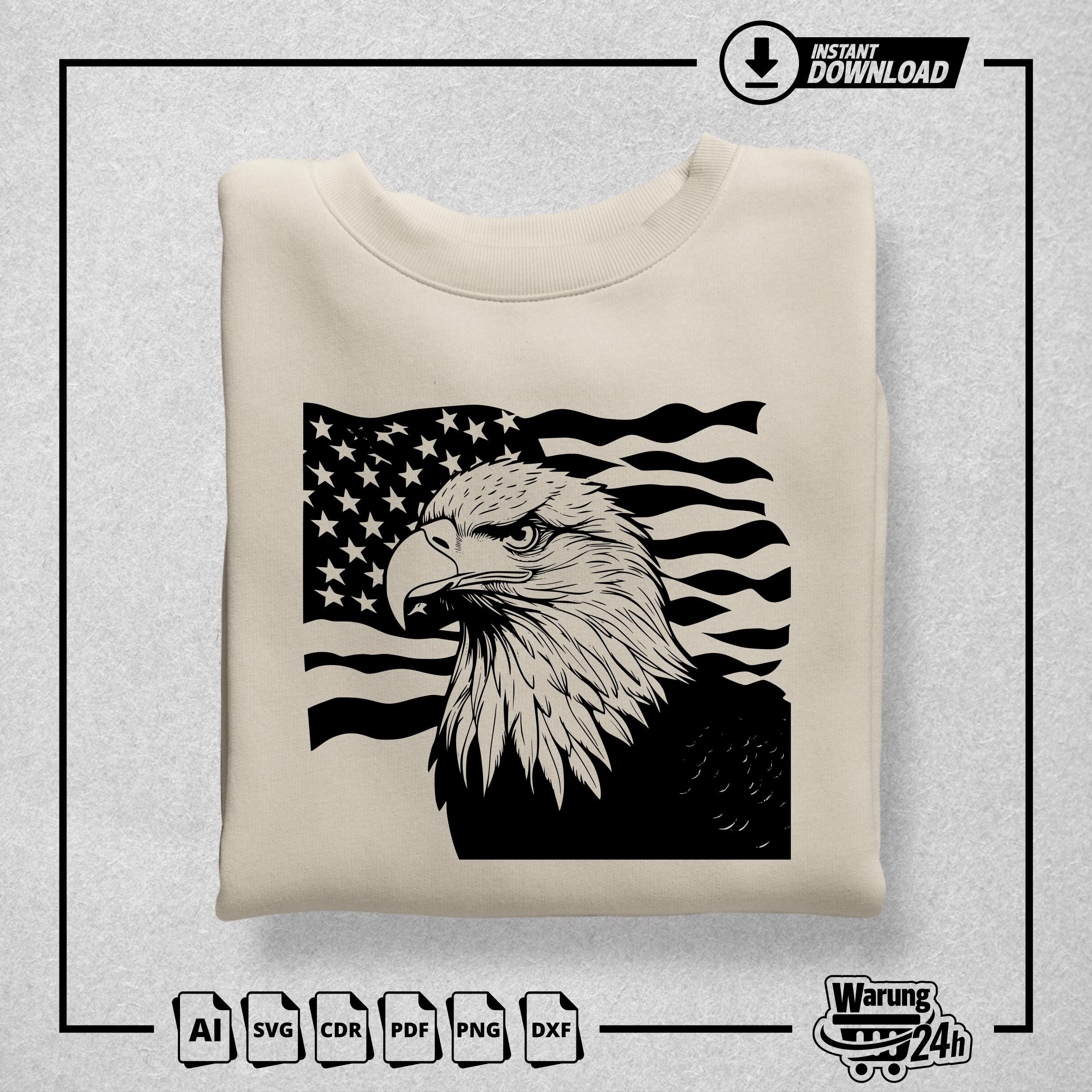 American Flag Eagle SVG, 4th of July SVG Bundle, Patriotic SVG ...