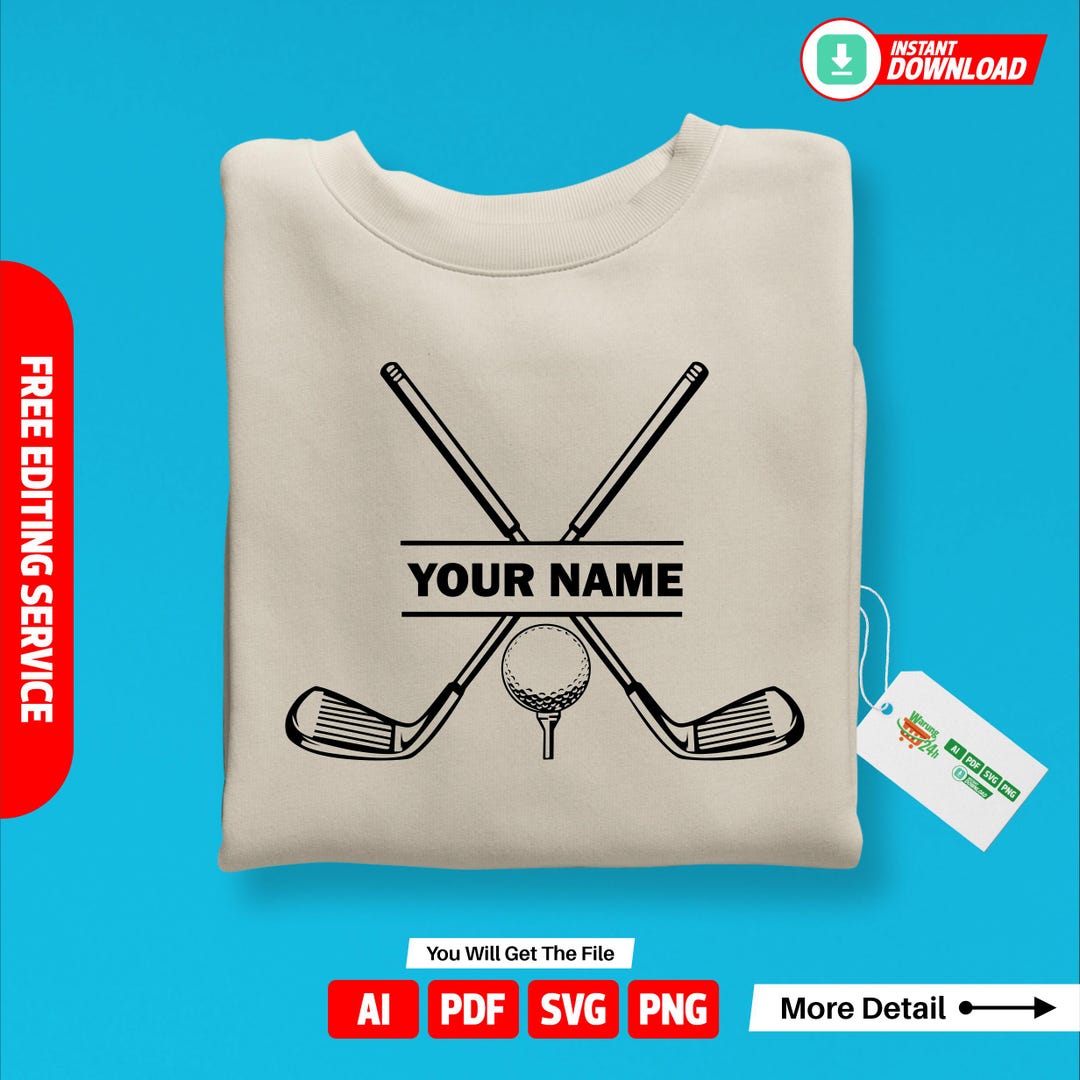 Golf Monogram SVG, Golf Split Frame Svg, Golfing Svg, Golfer Svg, Golf ...