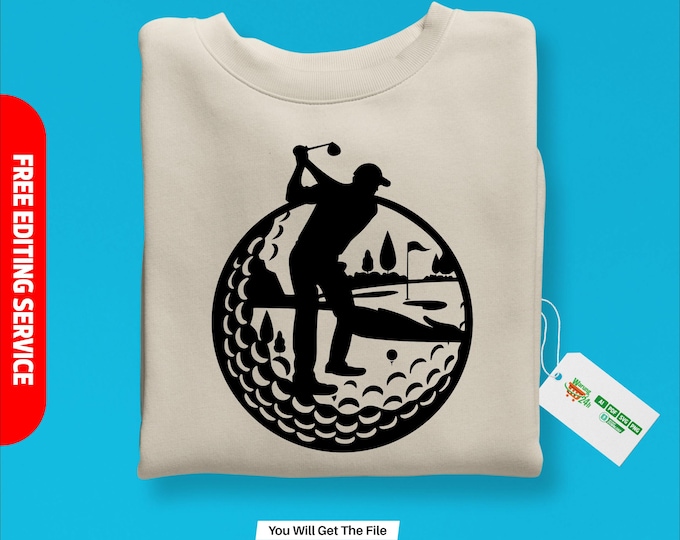 Golfing SVG | Golfer Svg | Golf Ball Svg | Golf Club Svg | Golf Player ...