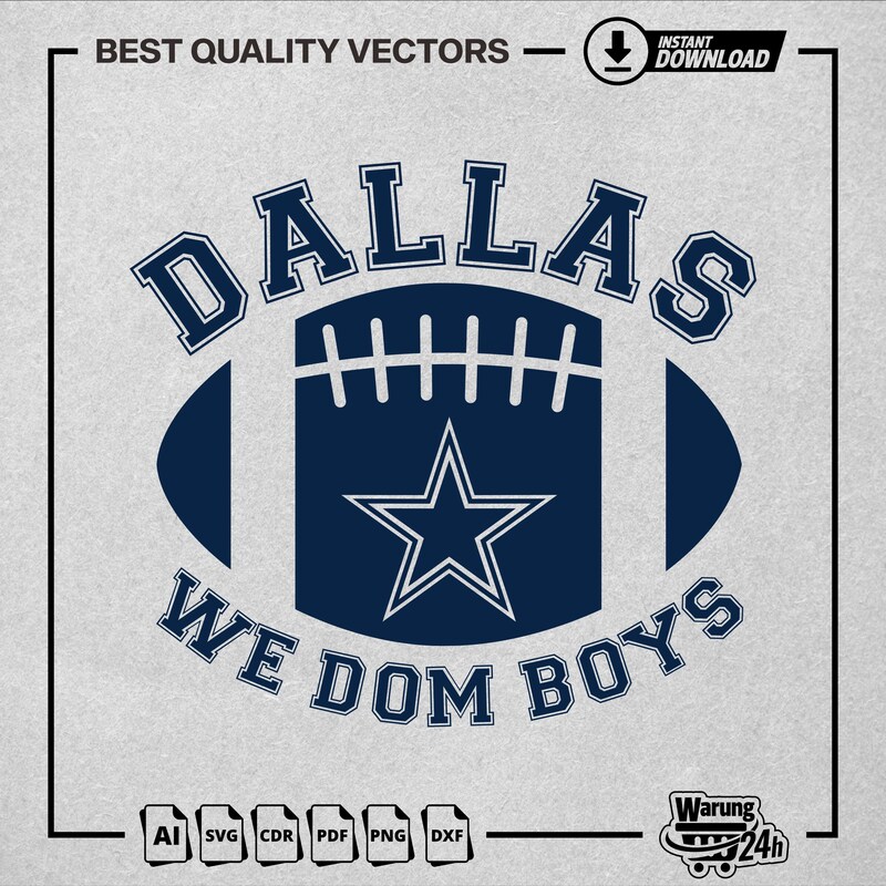 Dallas Cowboys Clip Art - Etsy