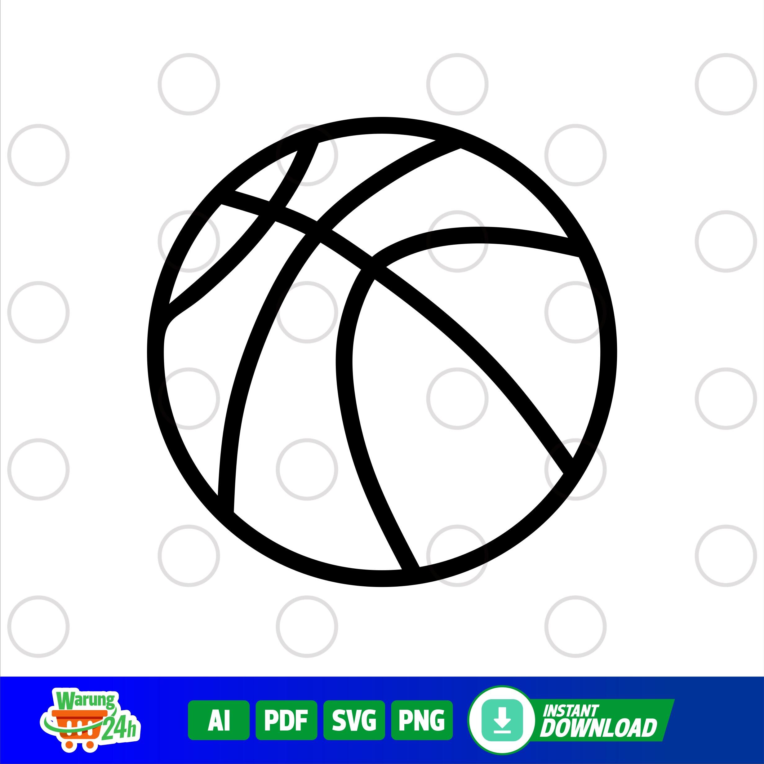Basketball SVG Files, Basketball Cut Files, Basketball Vector Files ...