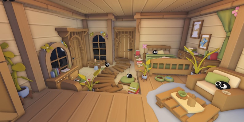 Adopt Pets Me Tiny Home Ghibli Studio House - Etsy