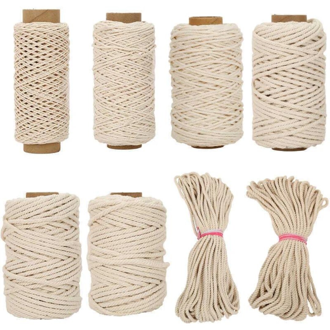 DIY Macrame Cord Cotton Rope Twine String for Crafts, Dream Catchers ...