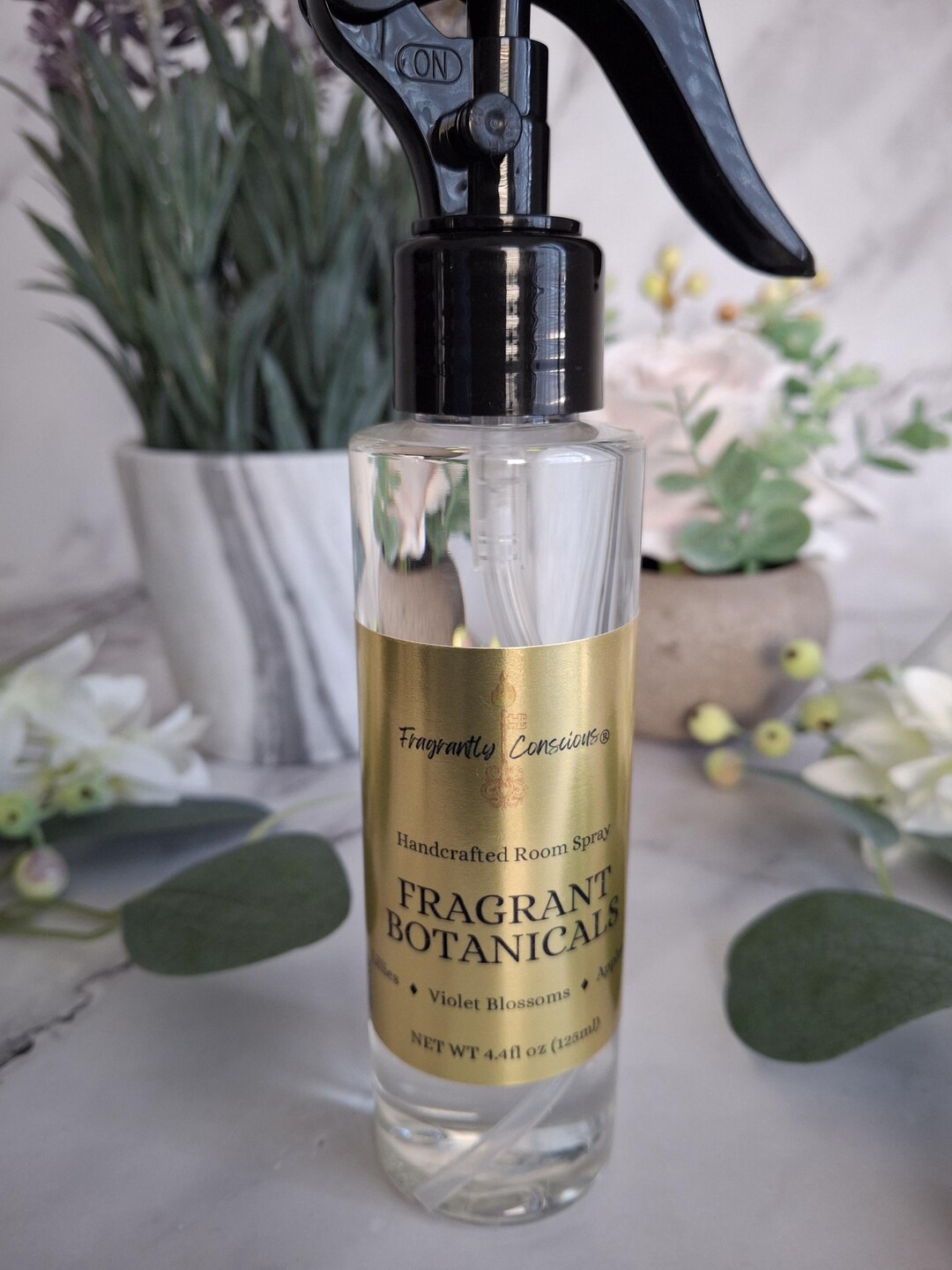 Fragrant Botanicals Room Spray | Handcrafted Lilies, Violet, Apple ...