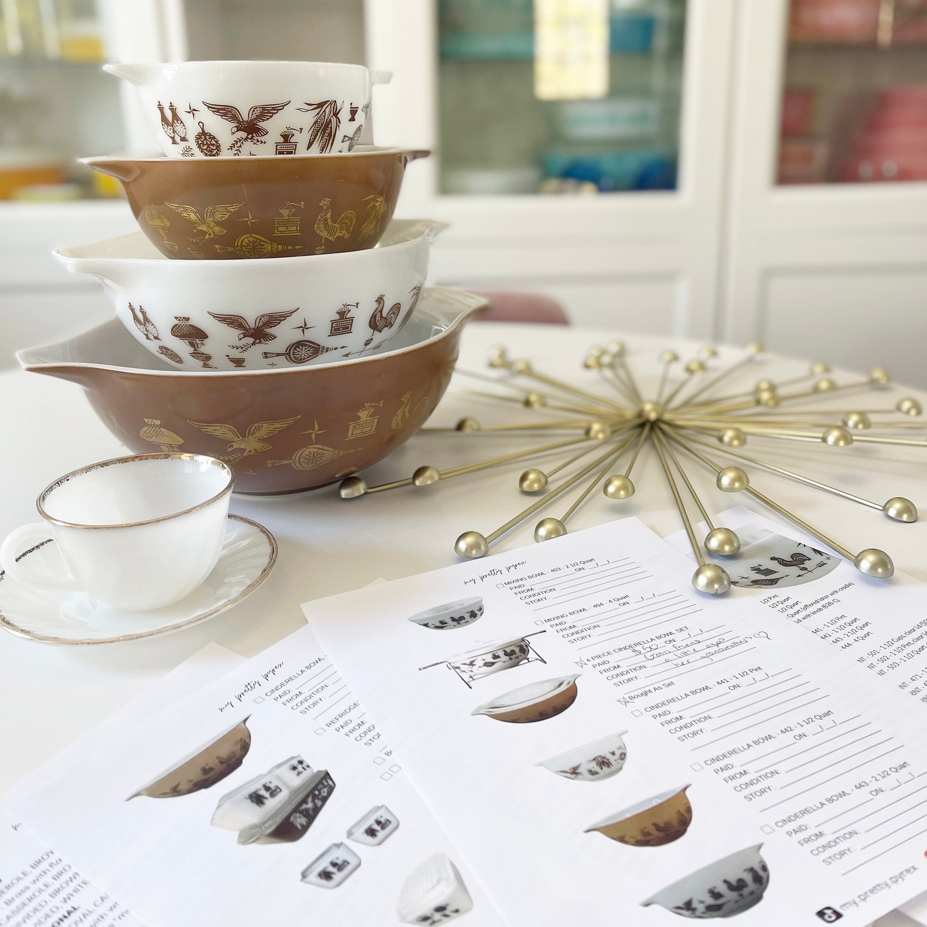 Early American - Pyrex Collectors Checklist by "my Pretty Pyrex ...