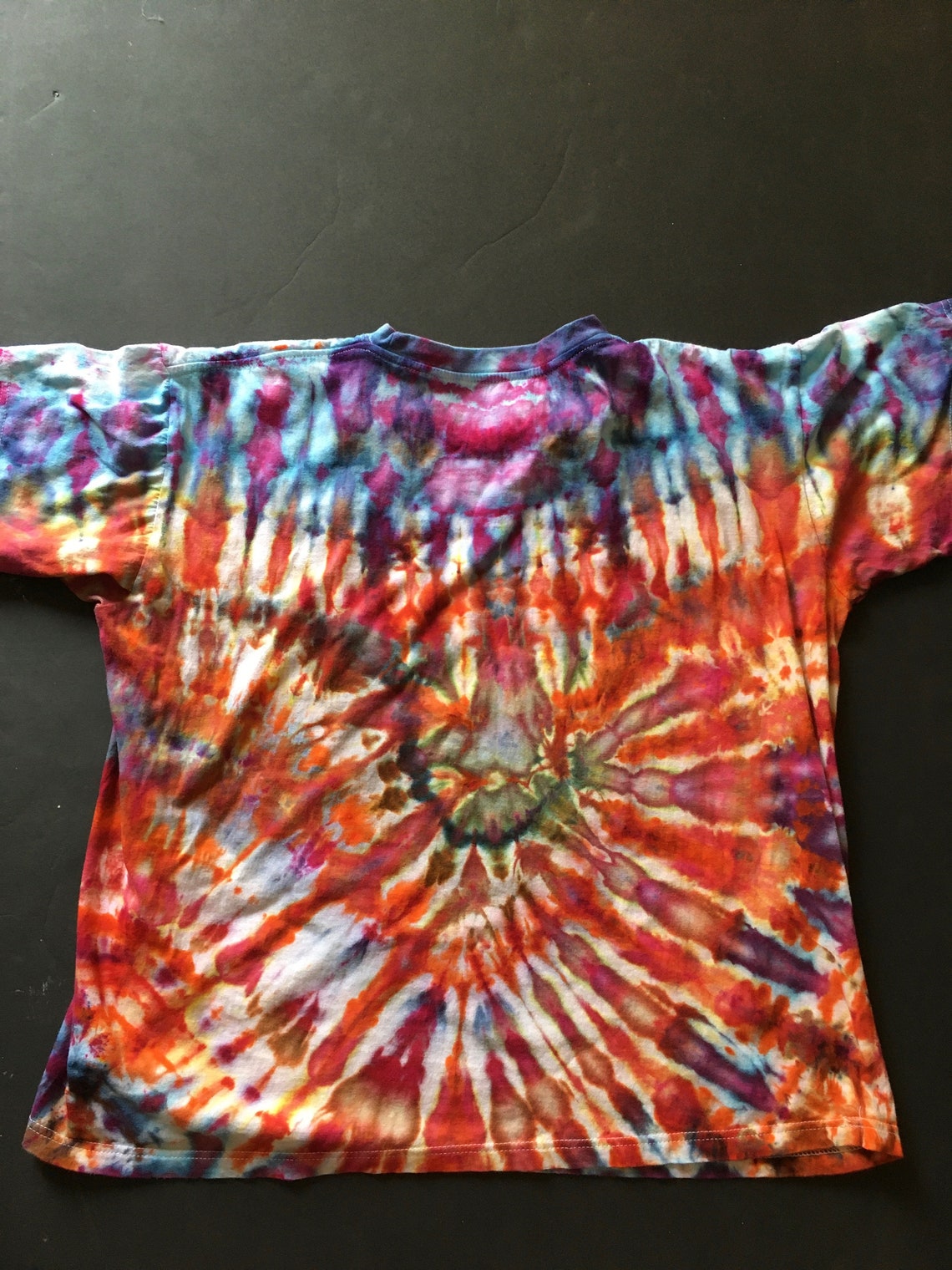 Unique, Brightly Colored Ice Tie-dye, Size XL, One of a Kind - Etsy
