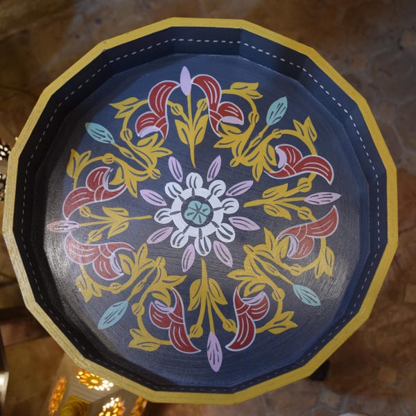 Hand Painted Table - Etsy