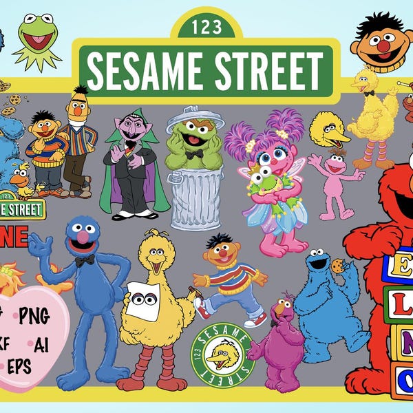 Sesame Street - Etsy