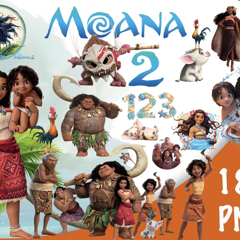 Moana Invitation - Etsy