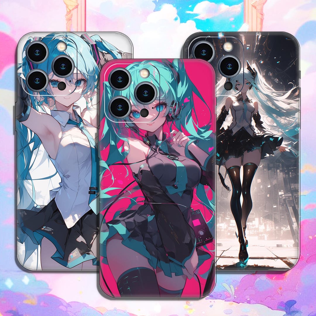 Hatsune Miku Anime Style Phone Case Phone Case for iPhone 16 15 14 13 ...
