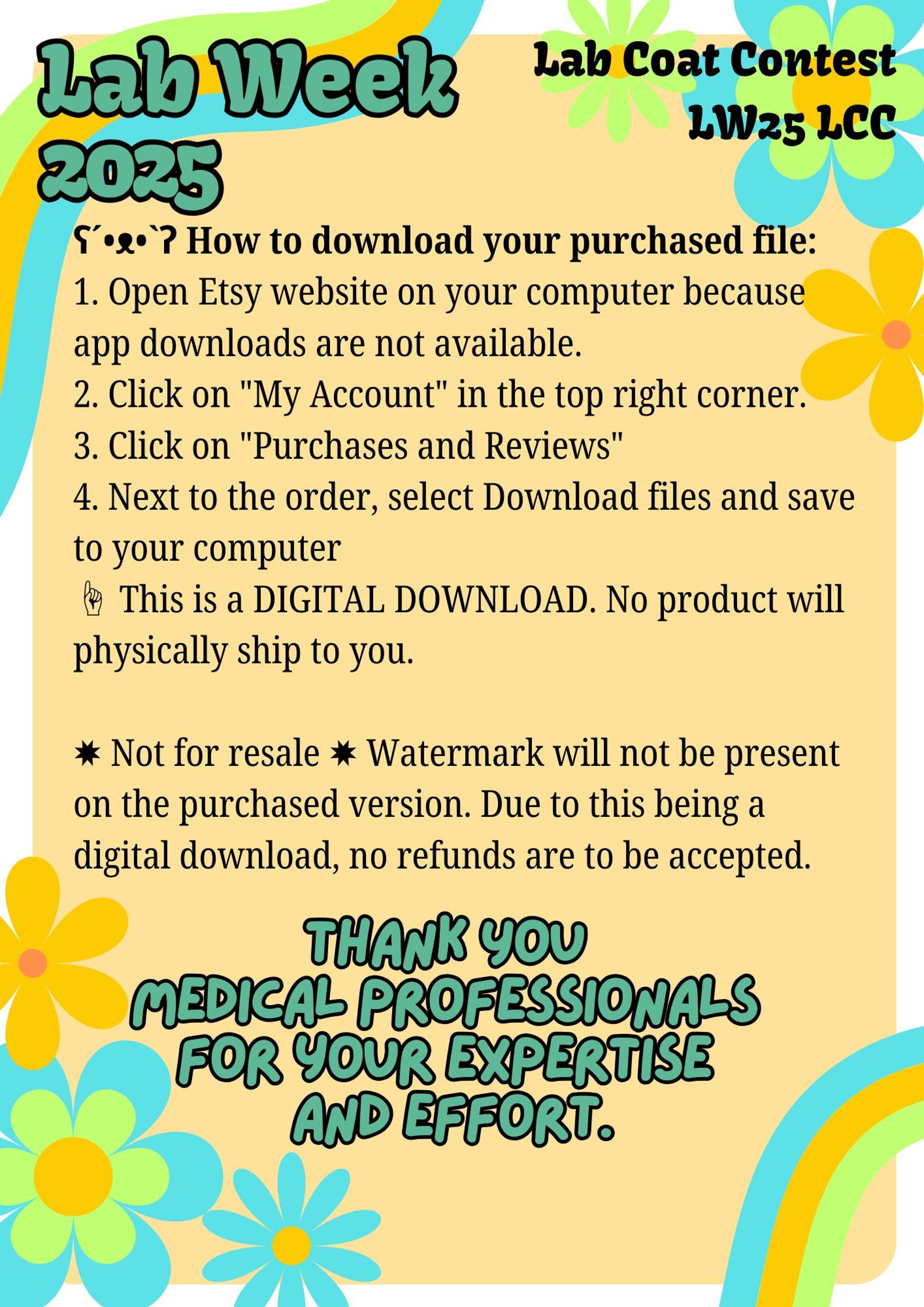 Lab Week 2025 | Lab Coat Decorating Contest - Etsy