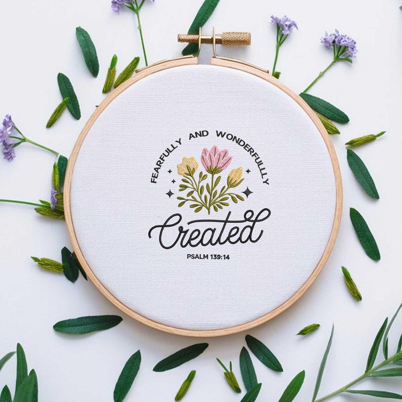 Scripture Embroidery - Etsy