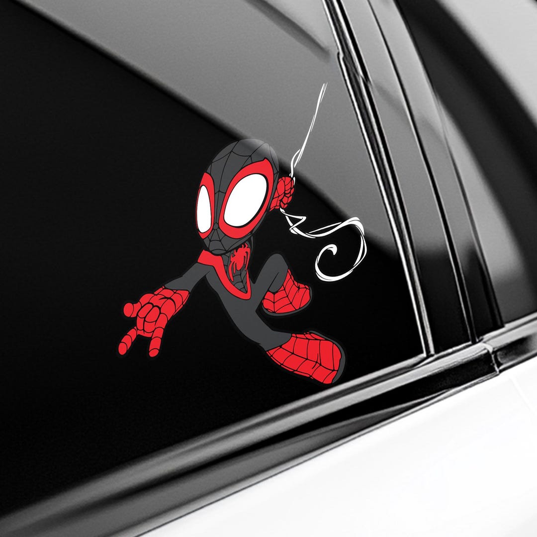 Spider Peeker Peeking Car Window Decal – Disney Waterproof Vinyl ...