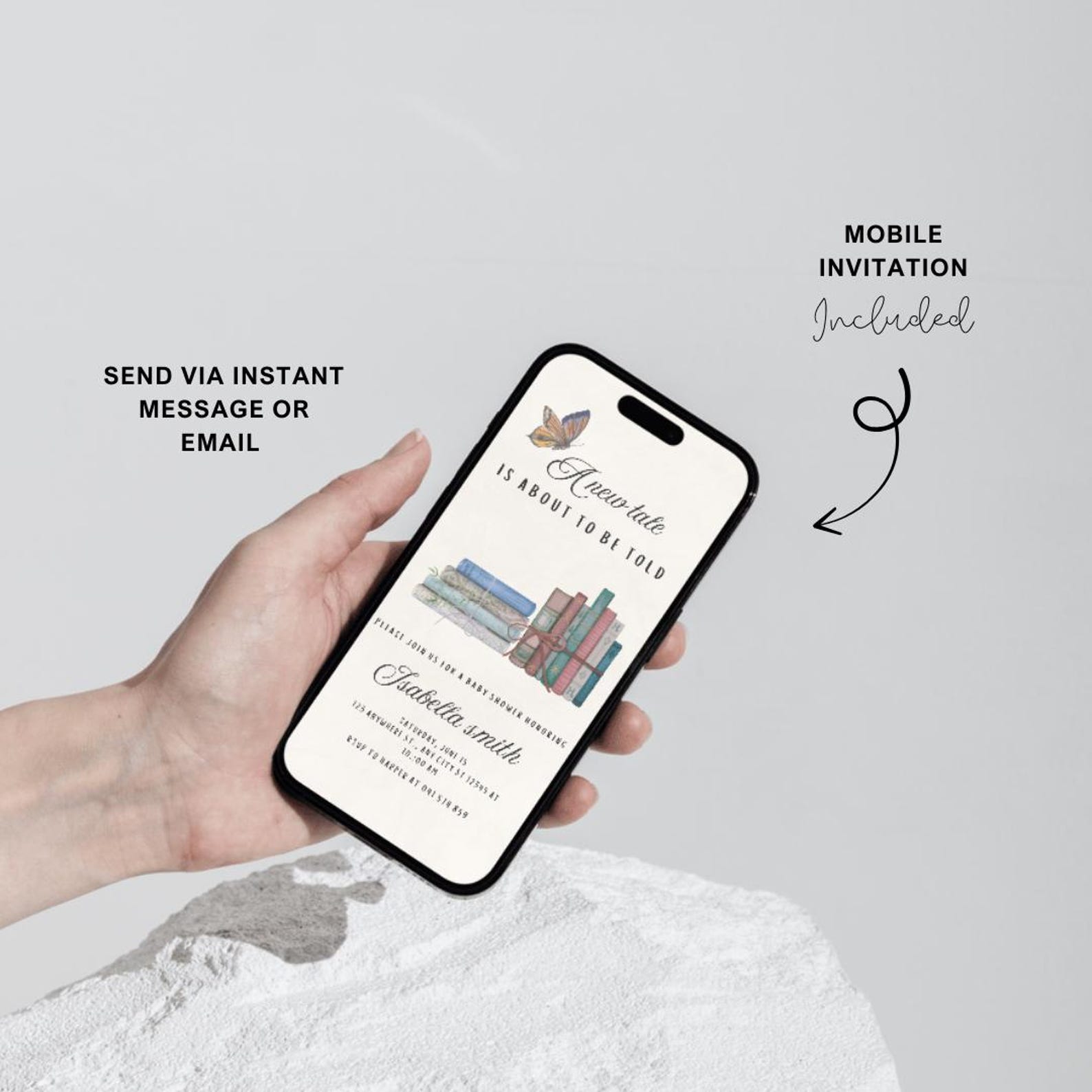 Storybook Baby Shower Invitation Bundle, Books for Baby, Diaper Raffle ...