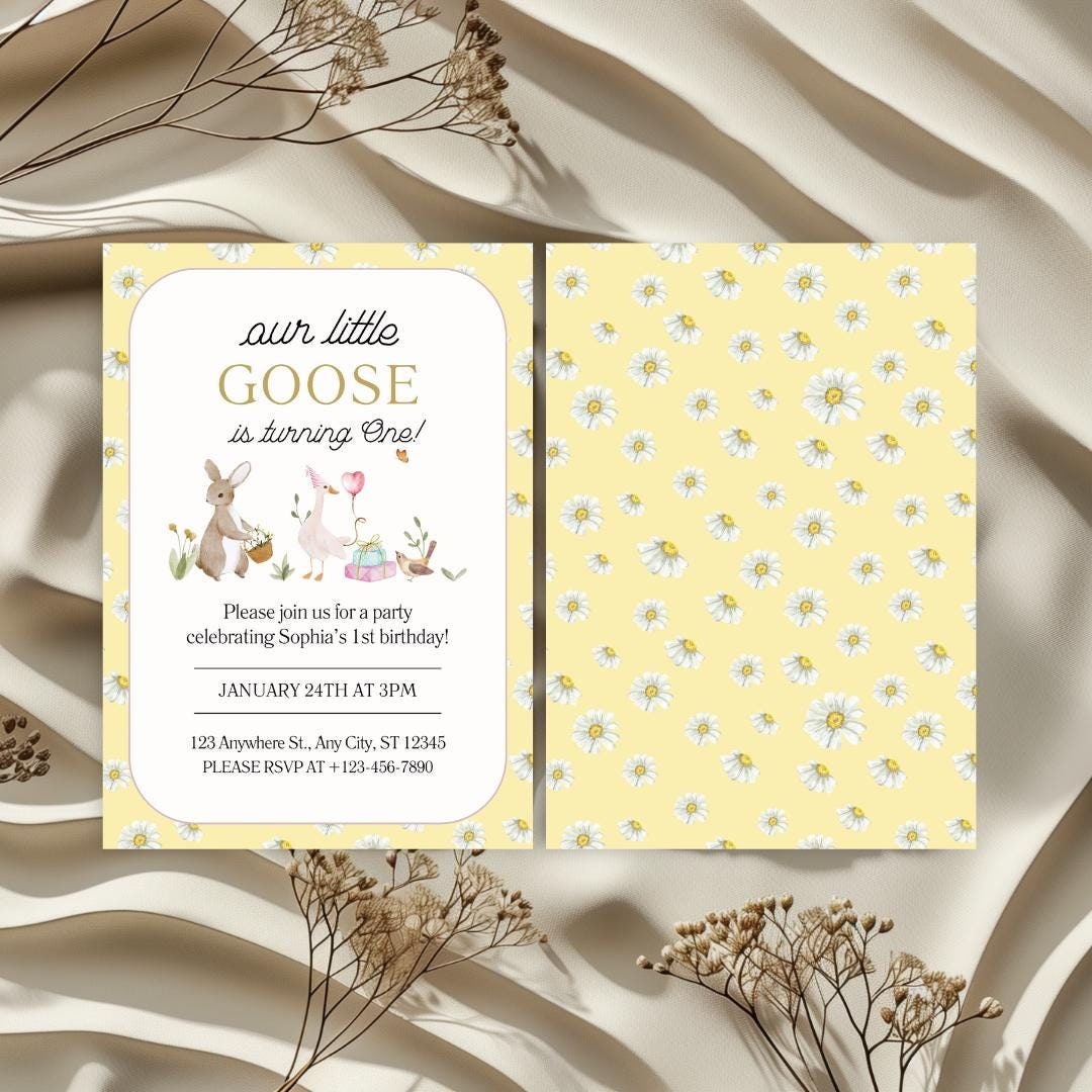 Silly Goose Birthday Card, Goose Birthday Card, Unique Birthday Card ...