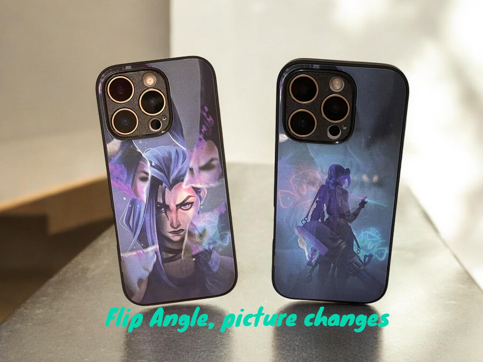 Jinx Phone Case,flip Angle, Picture Changes.custom Picture Phone Case ...