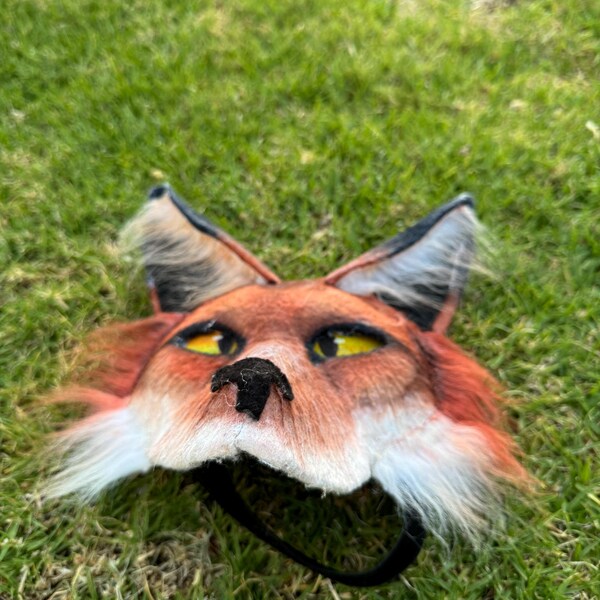 Red Fox Therian Mask - Etsy