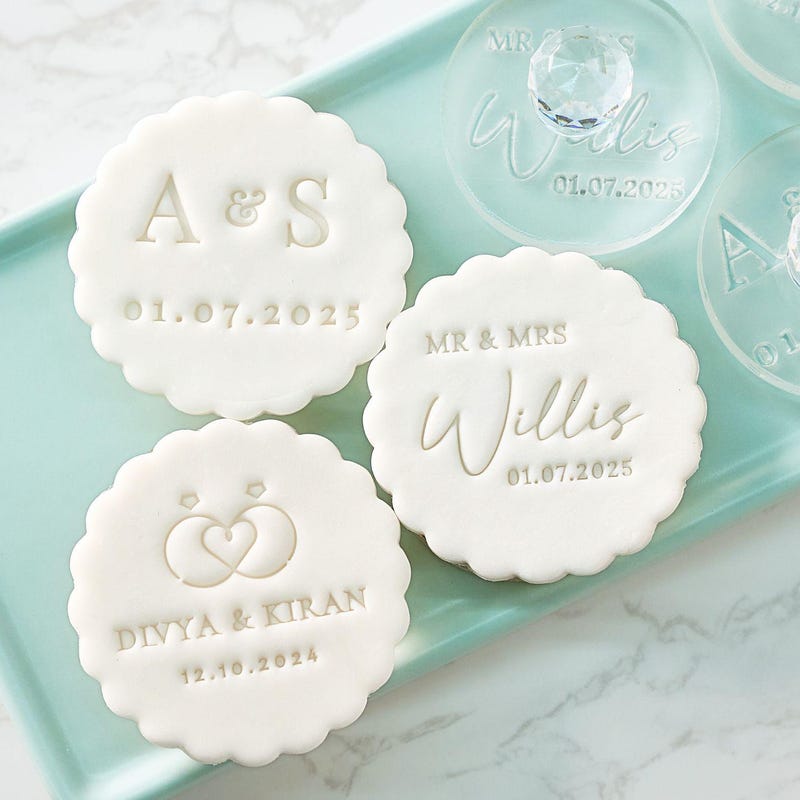 Fondant Name Tags for Cakes - Etsy