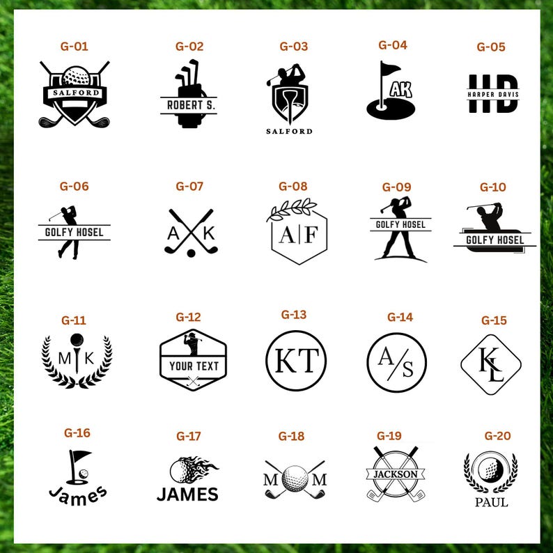 Personalised Golf Ball Stamp: Custom Quick-dry Ink, Perfect for Golf ...