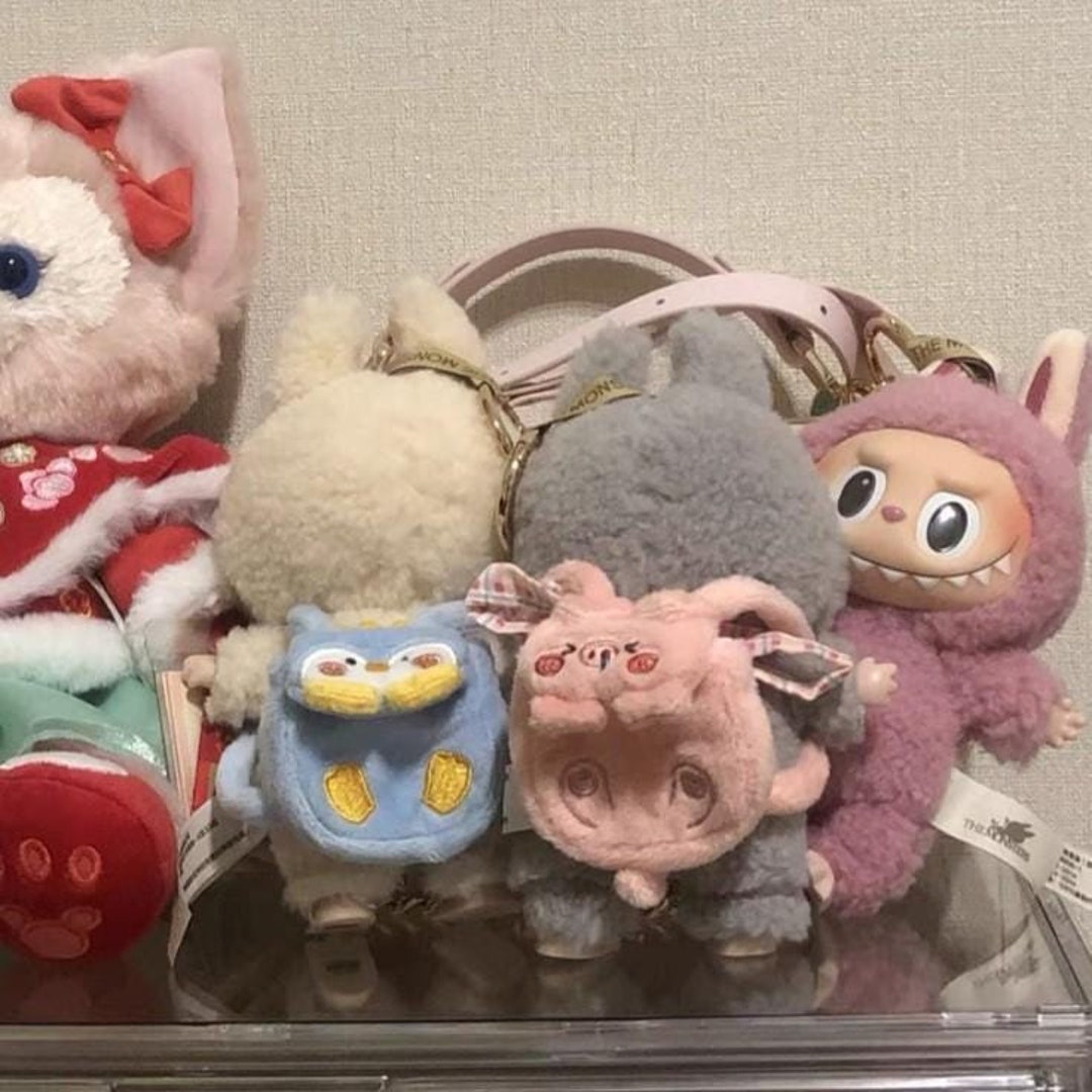 Labubu Clothing Accessories Penguin Bag Pink Pig Bag Brown Bear - Etsy