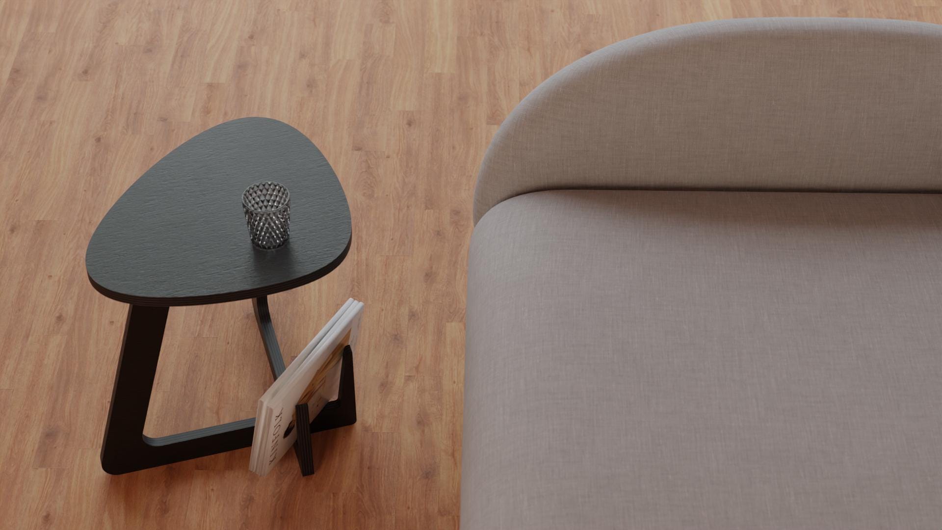 Eagle Side Table Magazine Holder Modern Minimalist Digital Furniture ...