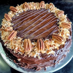 German Chocolate Cake Recipe: Printable PDF Download - Etsy