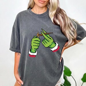 Grinch Hands Smoking Joint Funny Christmas File Digital Printable ...