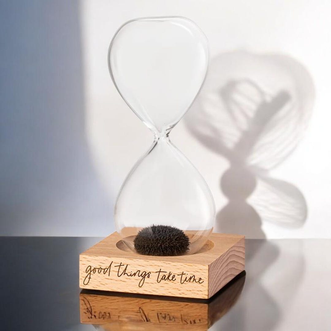 Custom Hourglass, Magnetic Hourglass, Engraved Sand Timer, Personalized ...