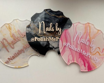 Custom Acrylic Nailfie Disc for Nail Techs - Personalized Beauty Salon ...