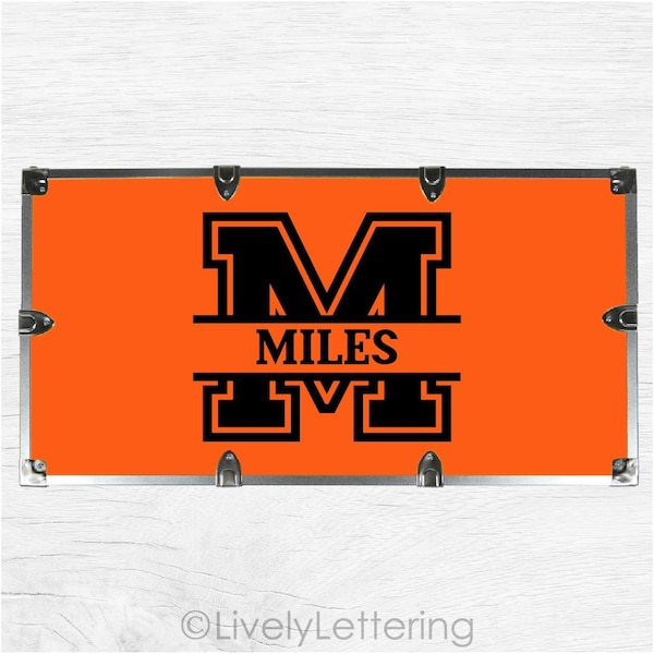 Varsity Letter Decal - Etsy