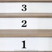 Number Stair Decals, Stair Stickers, Set of Vinyl Stickers, Step Decals ...