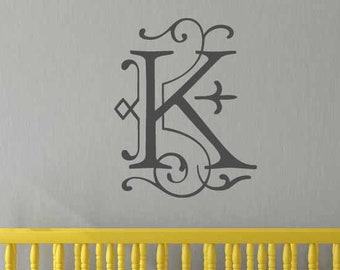 Vinyl Decal Scroll Letters - Etsy