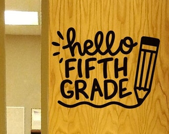 Welcome to Our Classroom Door Decal Sticker Welcome Quote for - Etsy