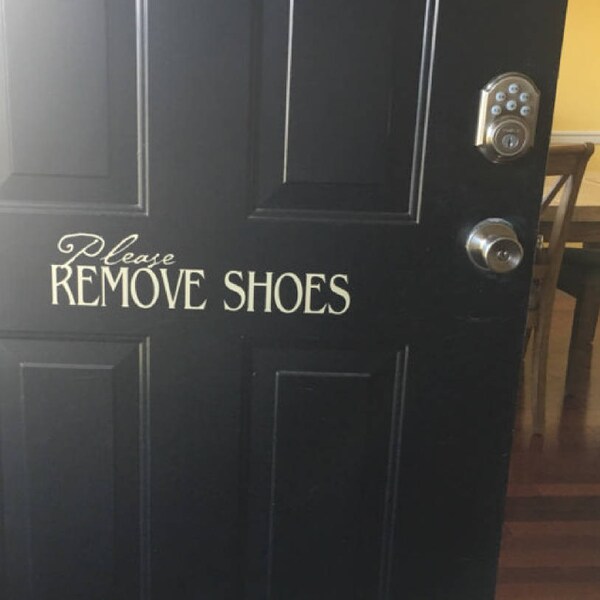 Remove Shoes Sign - Etsy