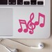 Music Notes Decal, Music Car Decal, Music Notes Sticker, Gift for ...