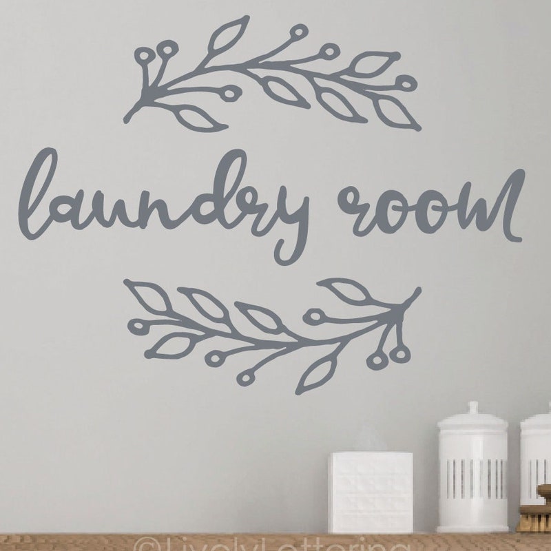 Laundry Room Wall Decal - Etsy