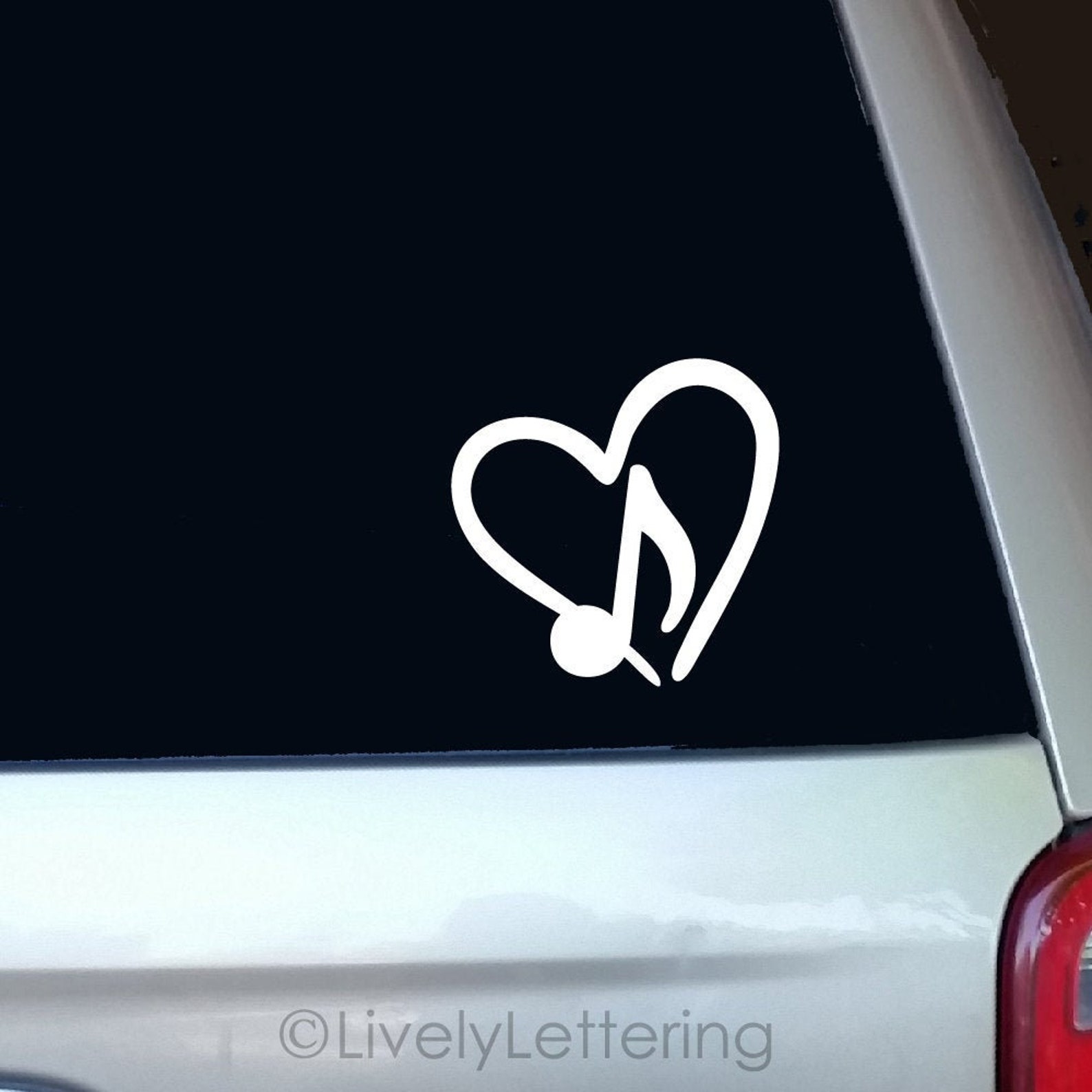 Music Notes Decal Music Car Decal Music Notes Sticker Gift - Etsy